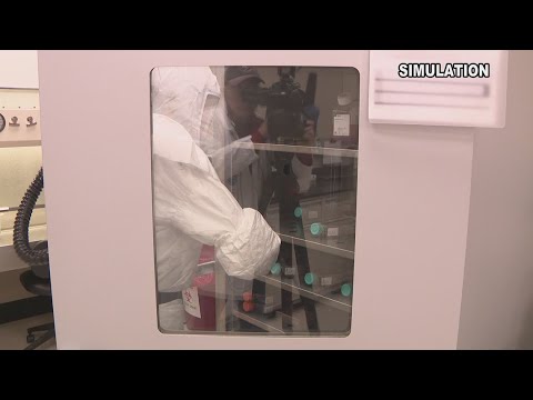 Raw Video: ZeptoMetrix coronavirus simulation