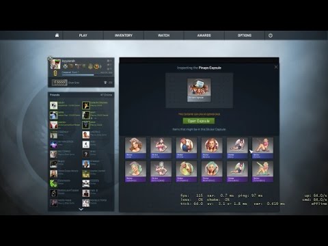 Steam Community :: Video :: CS:GO Unboxing Pinup Sticker Capsule
