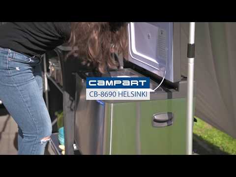 Campart Travel CB-8690 Cool Box Helsinki – 42 litres – hybrid cooling system