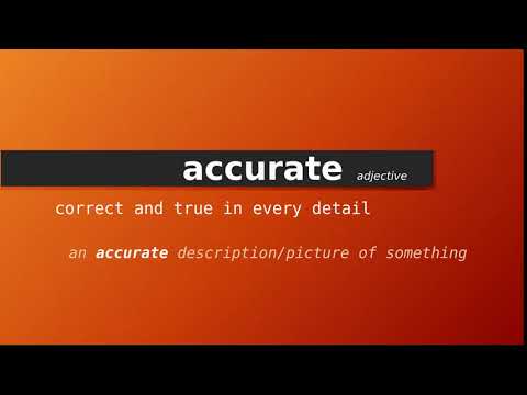Meaning of accurate , Definition of accurate