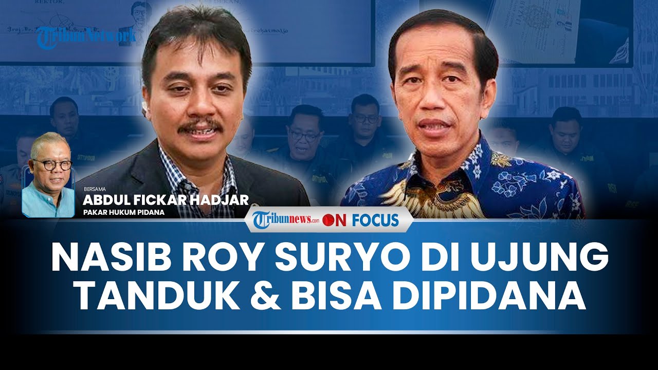[FULL] Drama Roy Suryo Cs Tamat Usai Ijazah Jokowi Disebut Asli, Pakar: Mereka Bisa Jadi ...
