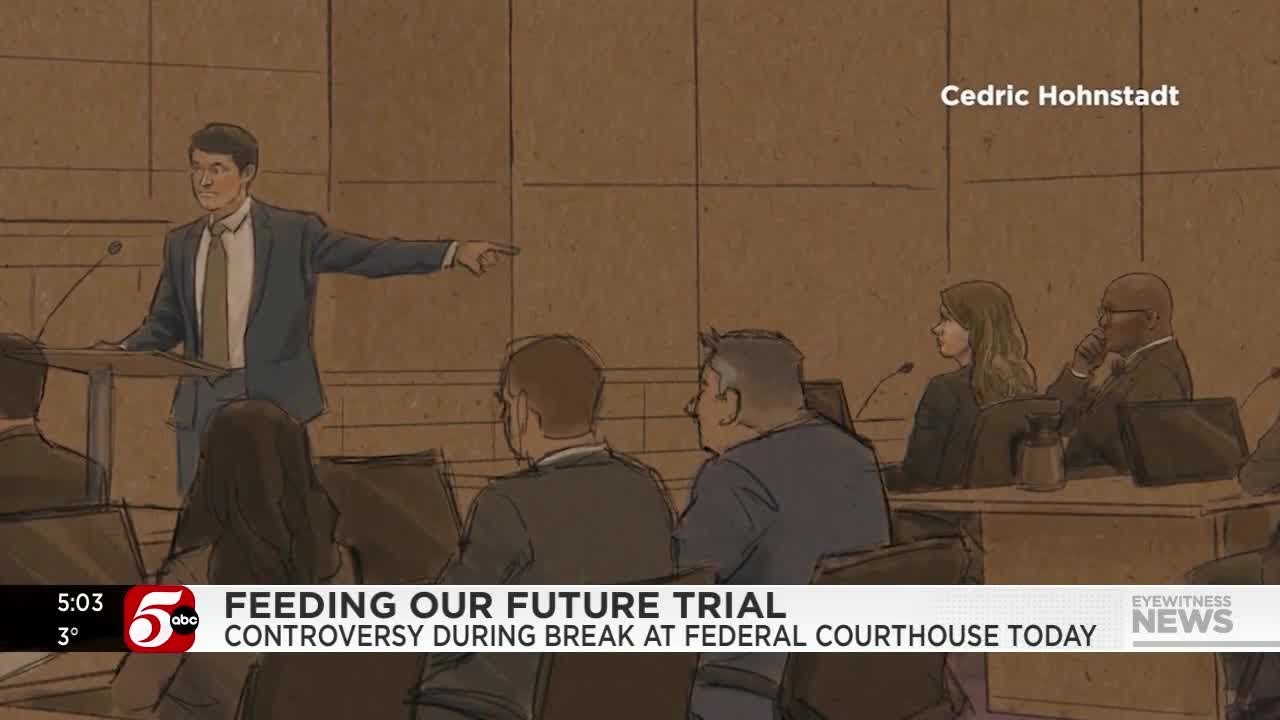 Rebuke from judge after Feeding Our Future witness approached outside court