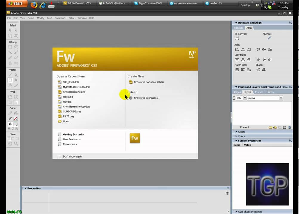 Adobe Firework Tutorial 2 in 1Tutorial