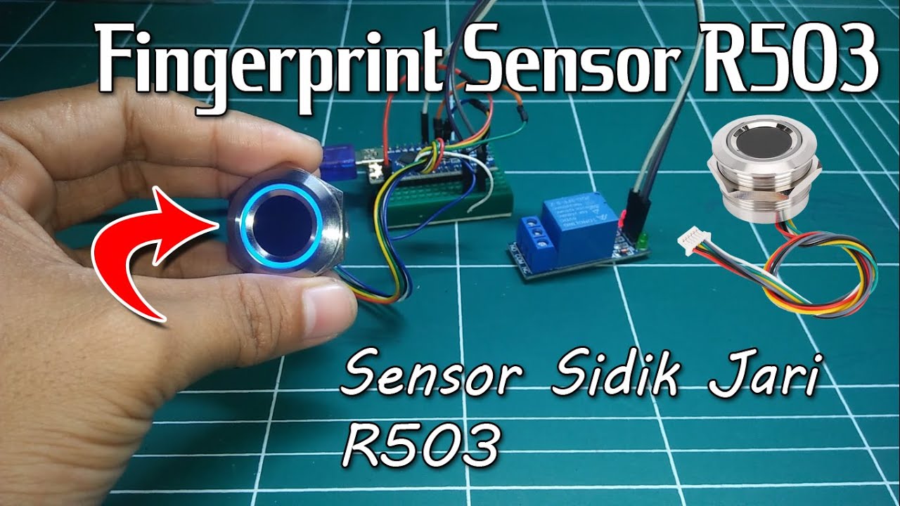 R503 módulo de impressão digital/biometria capacitivo (T.025) - Arduino e Eletrônica