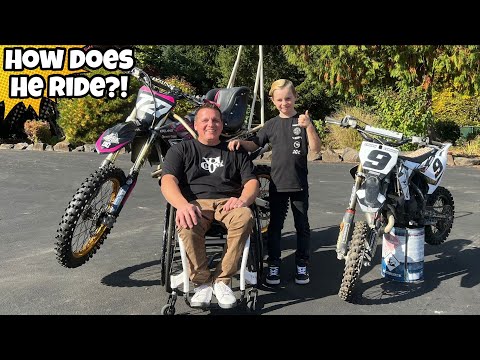 My Dad Got A Dirt Bike! *Injury Explained*