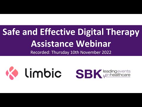 Safe Effective Digital Therapy Webinar