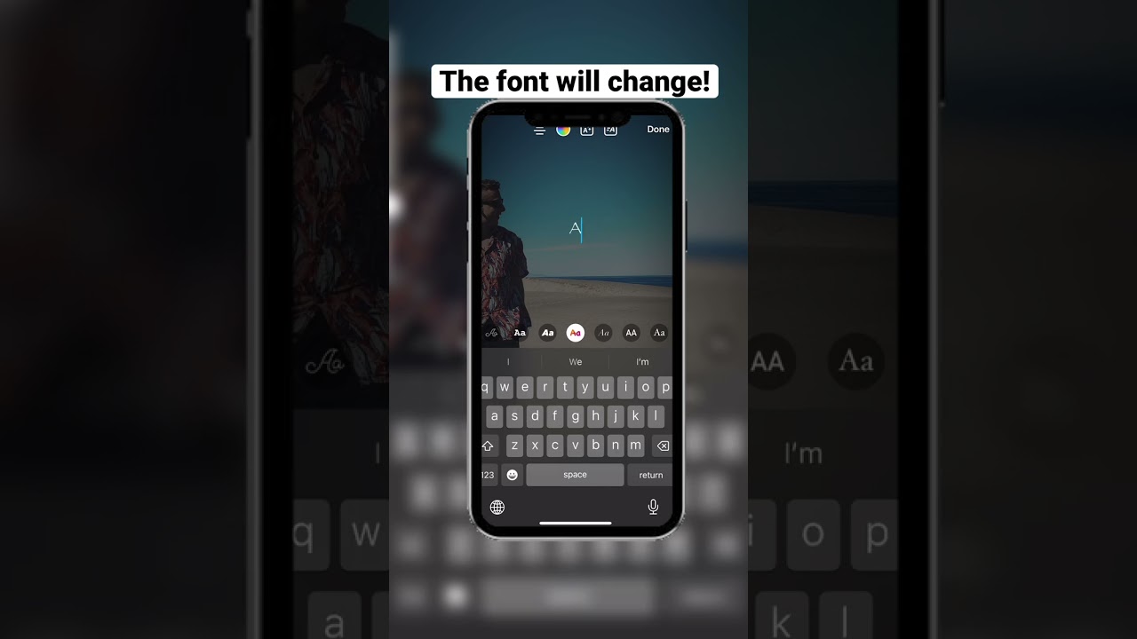 Instagram has a hidden font! (Cool IG Easter egg)