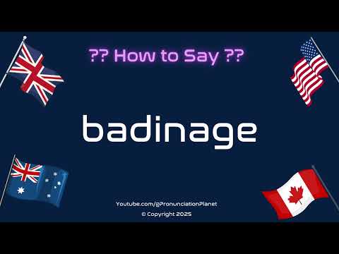 😂🎭 How to Pronounce Badinage? (CORRECTLY) | Pronunciation Planet