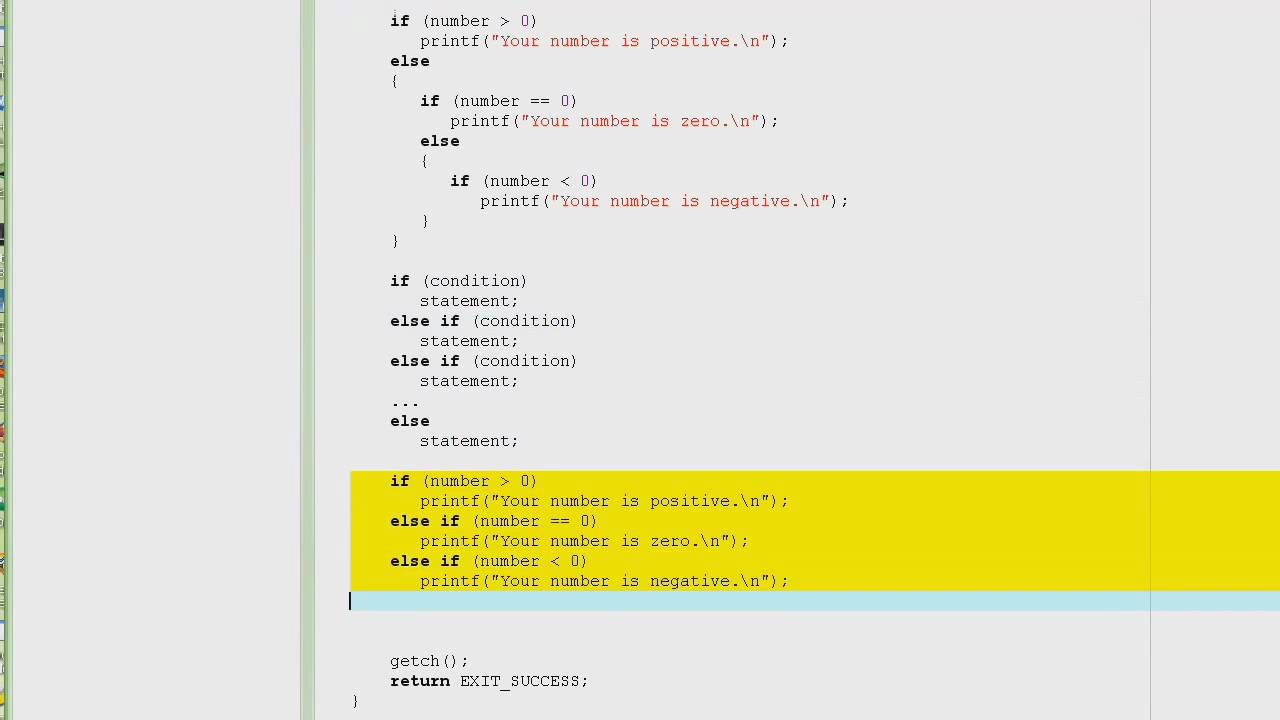 C Programming Tutorial # 11 - if-else if statement [HD]