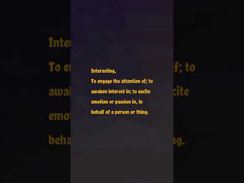 Interesting Pronunciation & Meaning American English