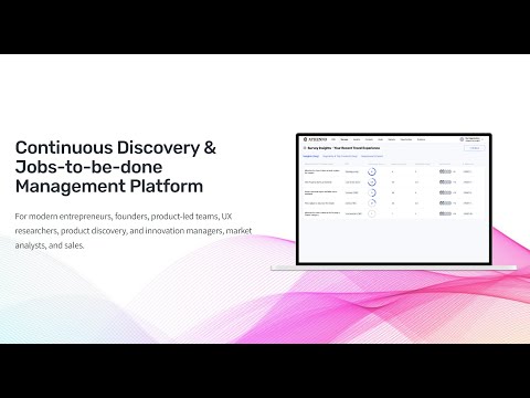 ATHENNO - Continuous Discovery & JTBD Management Platform