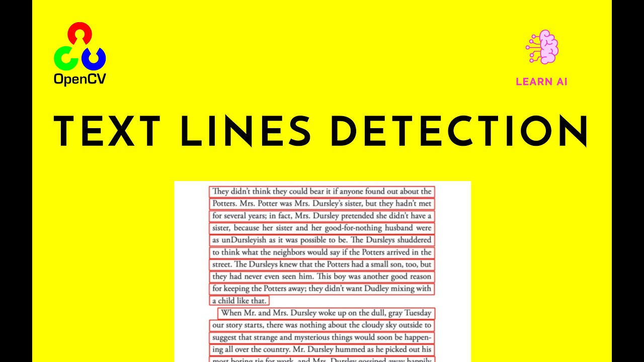 How to detect text lines with OpenCV | Python