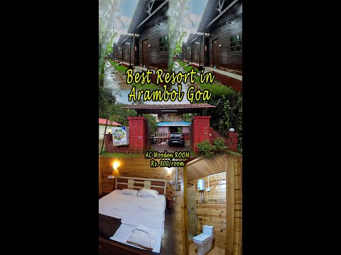 Rs. 800/-  Best Resort in Arambol Goa . Mermaid Resort AC ROOM Rs. 800/ROOM