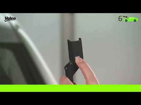 Valeo Wiper Flat Blade "How to Fit" guide for Top Lock Wide (19 mm)