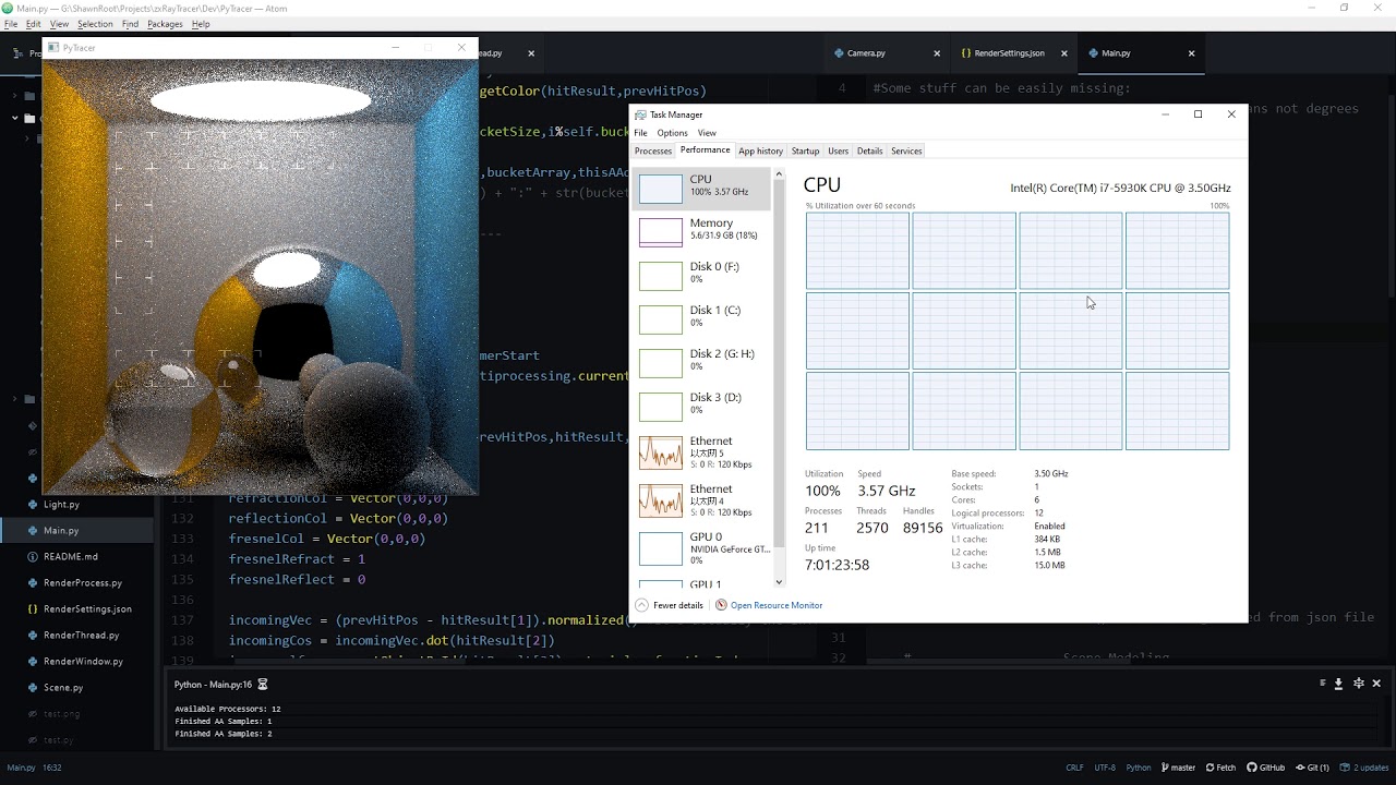 PyTracer : Ray tracing with Python