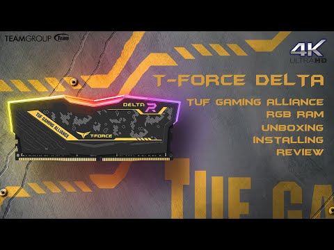 TEAMGROUP T-Force Delta TUF DDR4 RAM 16GB (2x8GB) 3200MHz | Unboxing, installation & Review | SANZ
