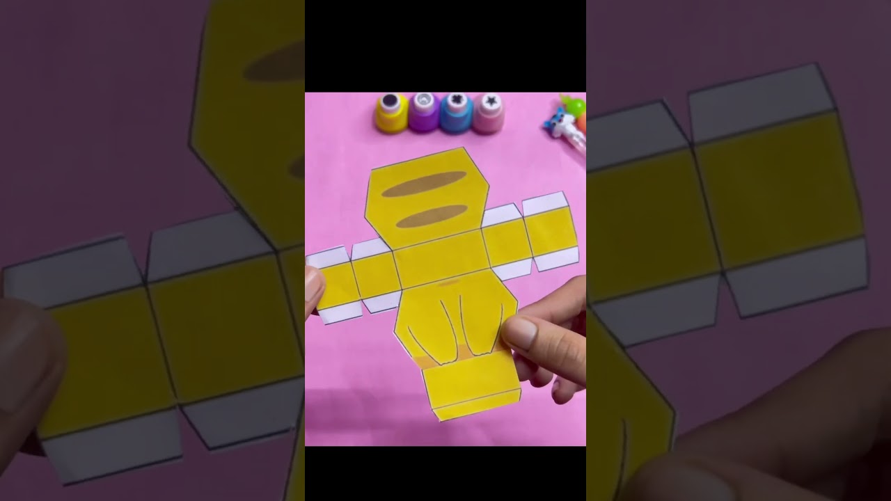 Pikachu Papercraft #pokemon #pokemonpikachu #ytpartner #ytcraftgalaxy #papercrafts #papercraft #diy