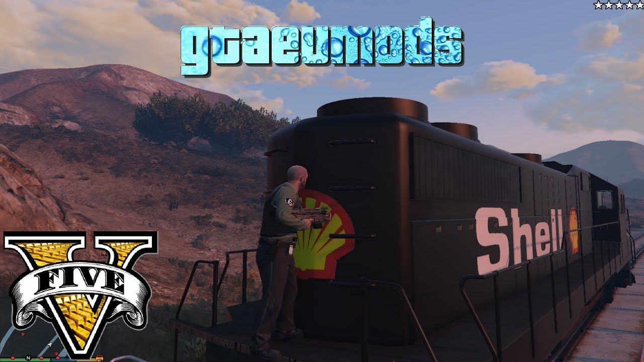 Shell Gas Train mod + BP + CAT vehicles - GTA5-Mods.com