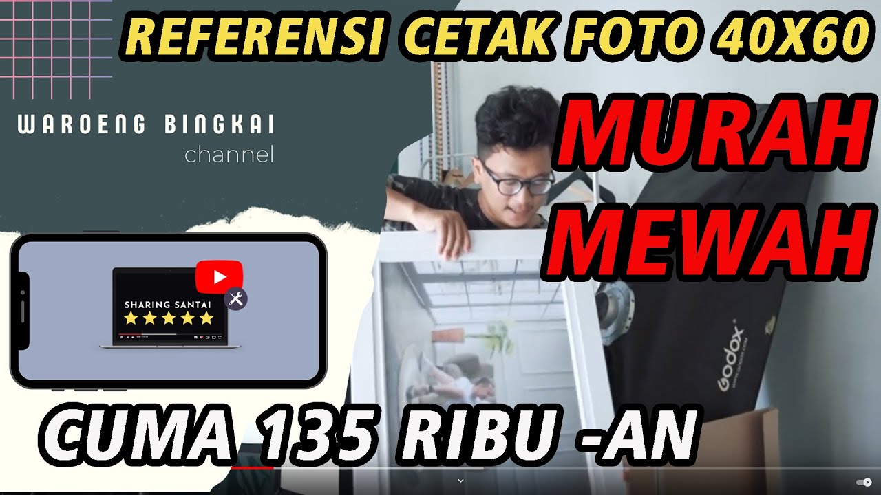 REFERENSI PAKET CETAK BINGKAI LAMINASI UKURAN 40X60 MURAH