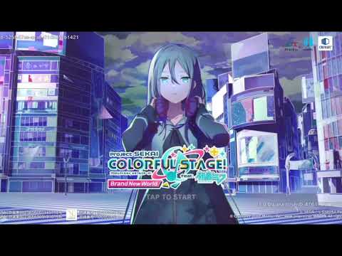3rd anniversary project sekai starting screen kanade/nightcord at 25:00 one hour (but poorly cut)
