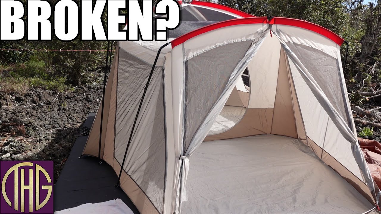 It Collapses? Wenzel Klondike 8 Person Tent Long Term User Review