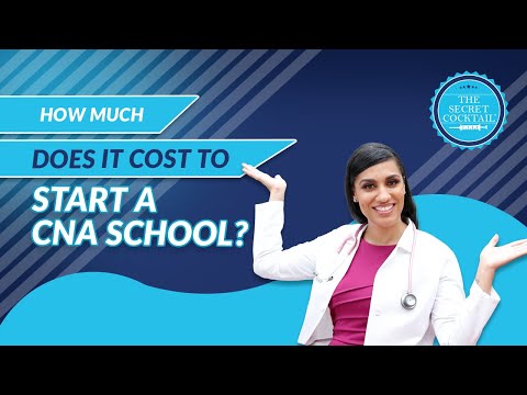 How much does it costs to start a CNA school?