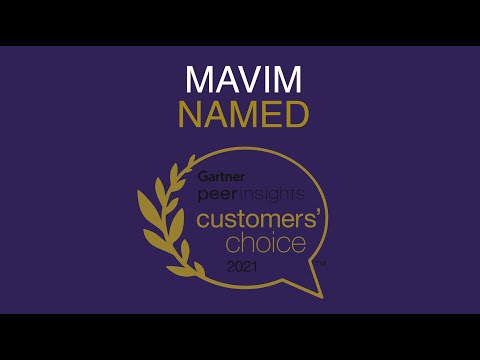 Mavim named Gartner Customers' Choice 2021 I Enterprise Business Process Analysis
