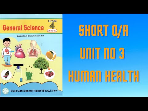 Single national curriculum science book class 4 UNIT NO 3(solved question/answers)