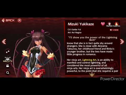 Action Taimanin Character: Mizuki Yukikaze