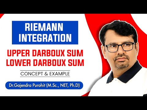 Riemann Integral: Upper and Lower Darboux Sum Video Lecture - Mathematics for IIT JAM, GATE ...