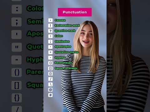 Punctuation symbols #learnenglish #howtolearnwordmeaning #englishlanguage