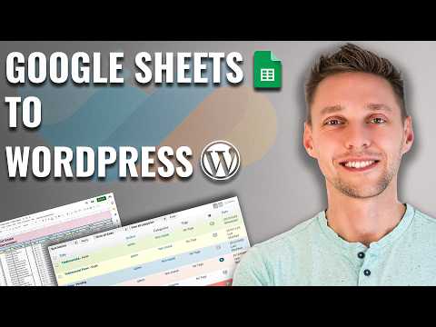 Google Sheet to WordPress Table with Live Sync | Tutorial 2024