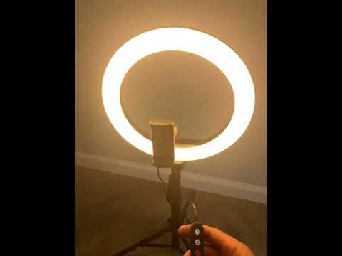 Weilisi 10' Ring Light with Stand 72'' Tall & Phone Holder,38 Color Modes Selfie Ring Light Review