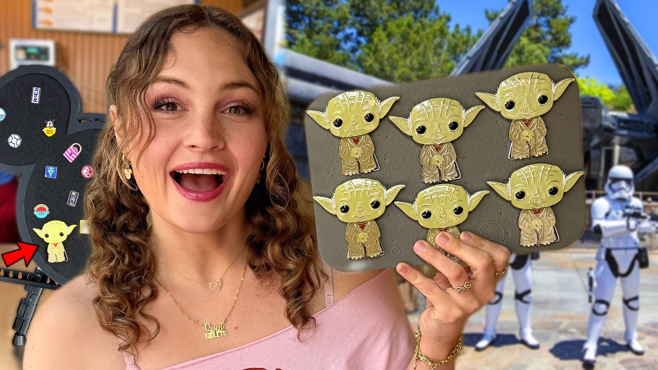 Trading JUMBO Star Wars Pins + Trying NEW May 4th Foods | Hollywood Studios