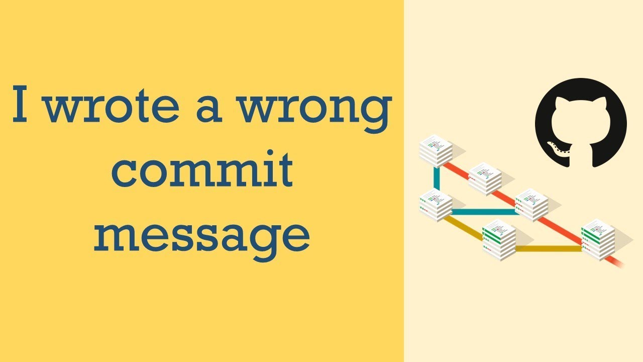 I wrote a wrong commit message | Git Questions