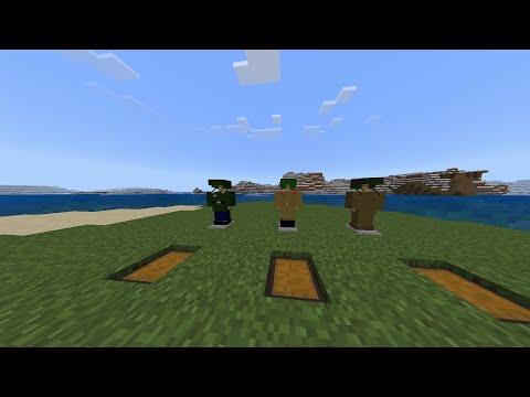 Minecraft BE: World War II combat uniforms Resources Distribute.(US)