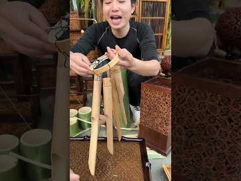 Produk bambu buatan tangan sangat terinspirasi oleh alam dan menunjukkan seni hidup yang unik.4.64