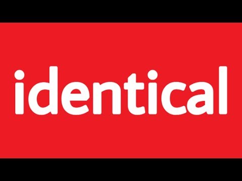 Identical | Definition of identical with example sentences