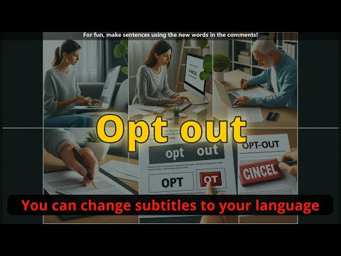 Opt out meaning with 5 examples (2)