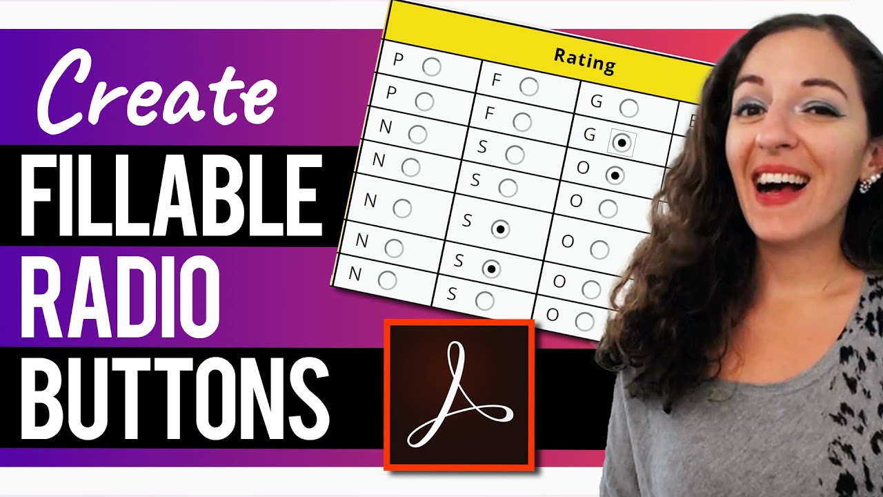 How to Use the Radio Buttons in Adobe Acrobat