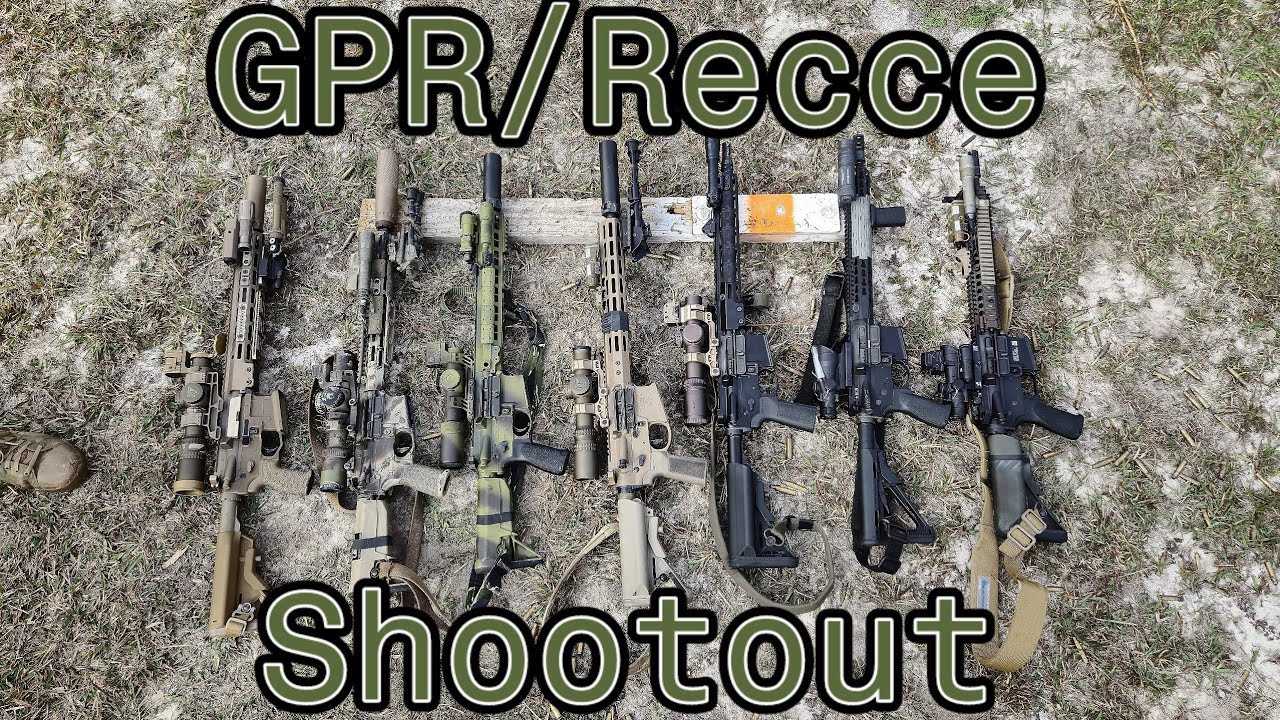 GPR/Recce 14.5 AR-15 Shootout. Criterion,  Centurion, Daniel Defense, BCM, FN, and Geissele Accuracy