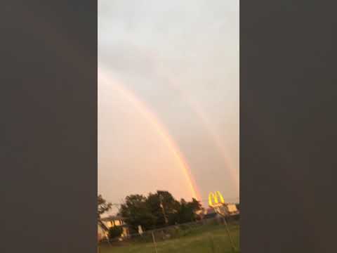 McDonald’s GOLDEN ARCHES RAINBOW 🌈 #69 #rainbow #mcdonalds #gold #stevewilldoit