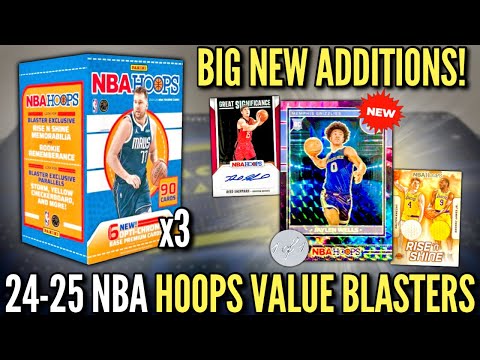 2025 RETAIL HAS FINALLY ARRIVED! 😮🔥 2024-25 Panini NBA Hoops Basketball Value Blaster Box Review