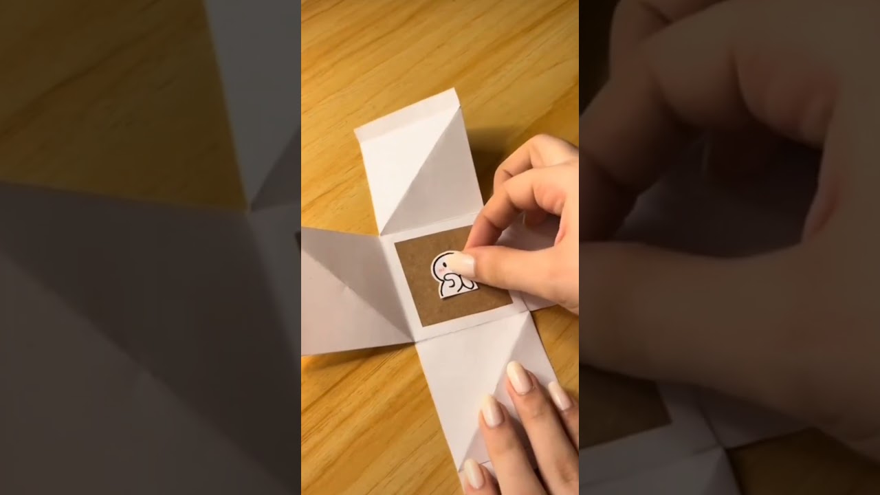 DIY Rotating Gift Box with Paper Card | Easy Handmade Craft for Special Gifts