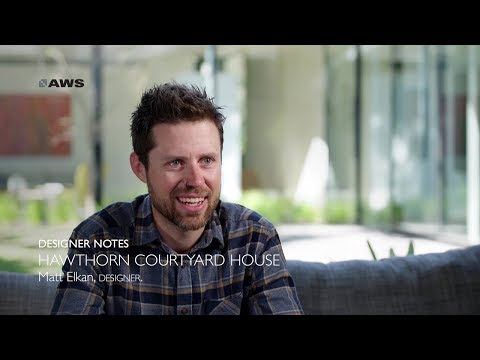 AWS Designer Notes - Hawthorn Courtyard House - Mat Elkan