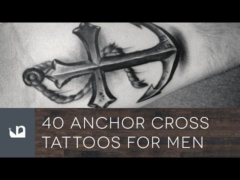 40 Anchor Cross Tattoos For Men