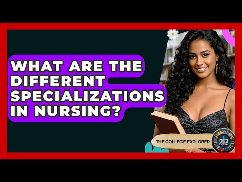 What Are The Different Specializations In Nursing? - The College Explorer