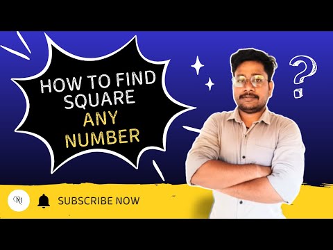 किसी भी संख्या का Square कैसे निकाले ? | Simplification | Square in 5 seconds | Maths #viralvideo