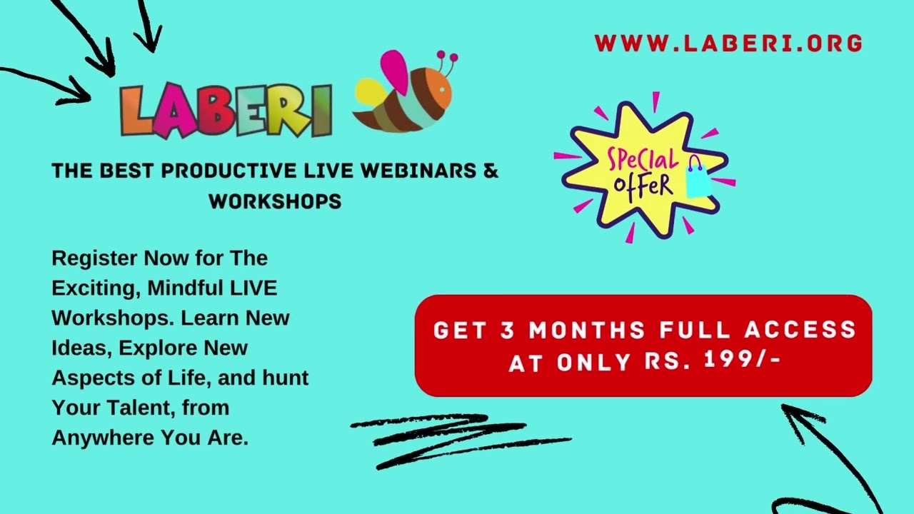LABERI.ORG | LIVE WEBINARS, WORKSHOPS & ONLINE COMPETITIONS | REGISTER NOW!