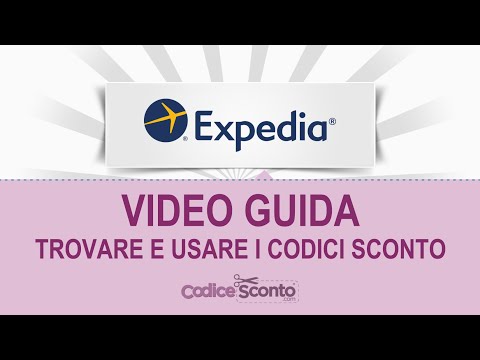 Video Guida per usare i codici sconto Expedia